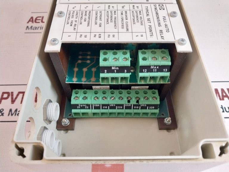 Deif Full-auto Synchronising Relay - Aeliya Marine