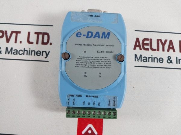 E-dam Edam-8520a Isolated Rs-232 To Rs-422/485 Converter - Aeliya Marine