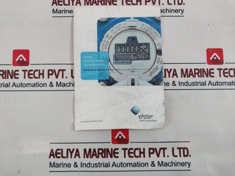 Elster H5000 Woltmann Bulk Water Meter - Aeliya Marine