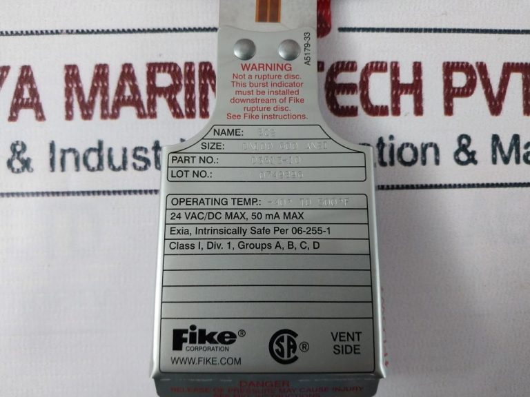 Fike D3513-10 Burst Indicator - Aeliya Marine