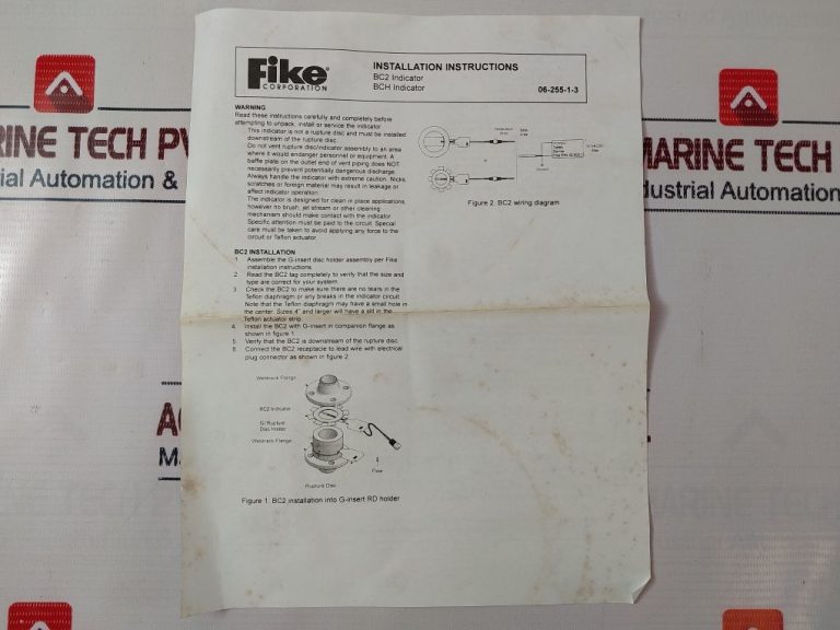 Fike D3513-10 Rupture Burst Disc Indicator - Aeliya Marine