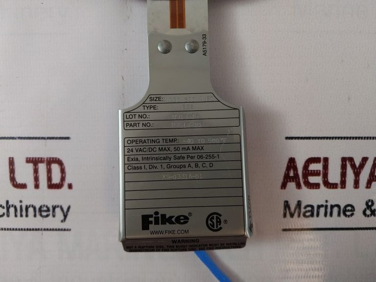 Fike D3513-10 Rupture Burst Disc Indicator - Aeliya Marine