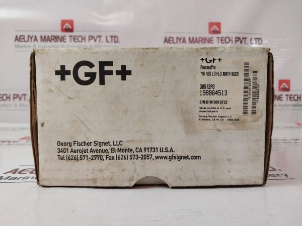 Georg Fischer Signet 3-8512-p0 Integral Mount Paddlewheel Flow Sensor ...