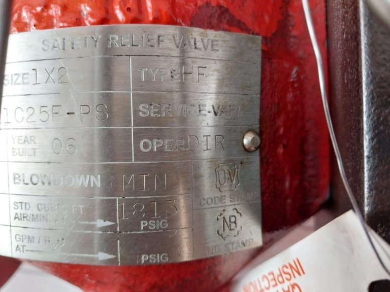 Nuflo Swagelok 46027-421c25f-ps Pilot-operated Safety Relief Valve ...