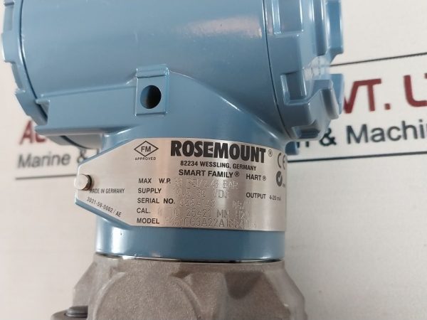 Rosemount 3051 Pressure Transmitter Ip66 - Aeliya Marine