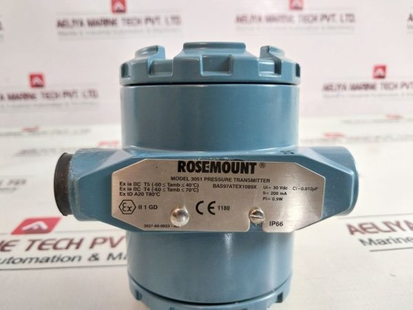 Rosemount 3051 Pressure Transmitter Ip66 - Aeliya Marine