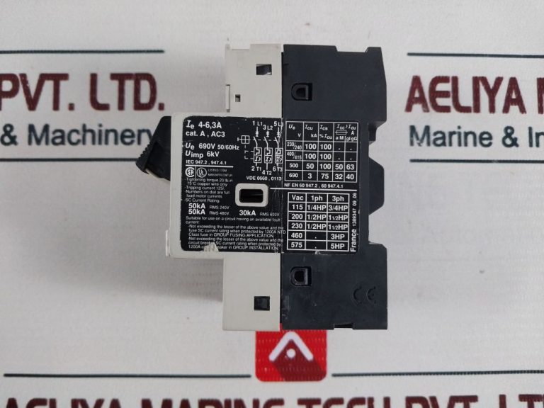 Telemecanique Gv2-m10 Circuit Breaker 690v - Aeliya Marine