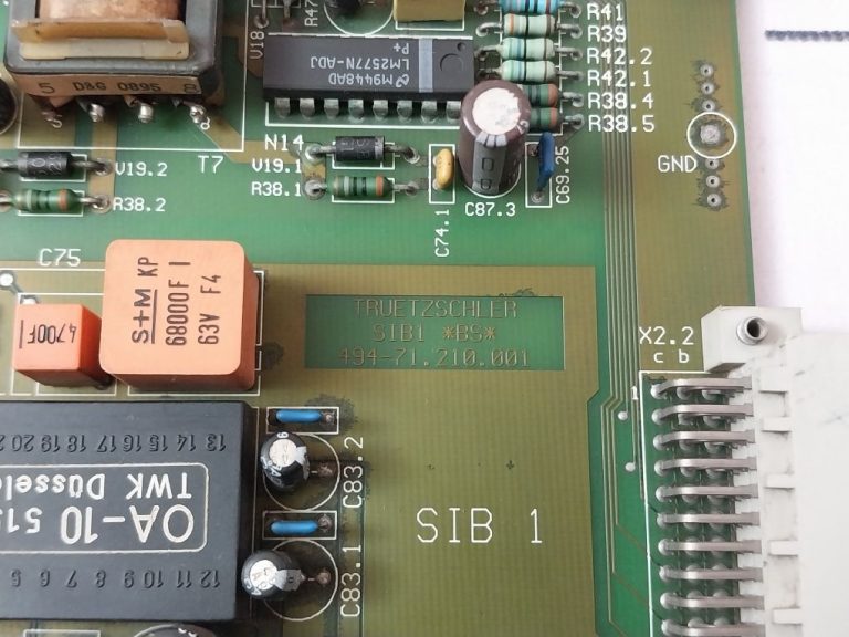 Trutzschler Sib1 Pcb Card - Aeliya Marine