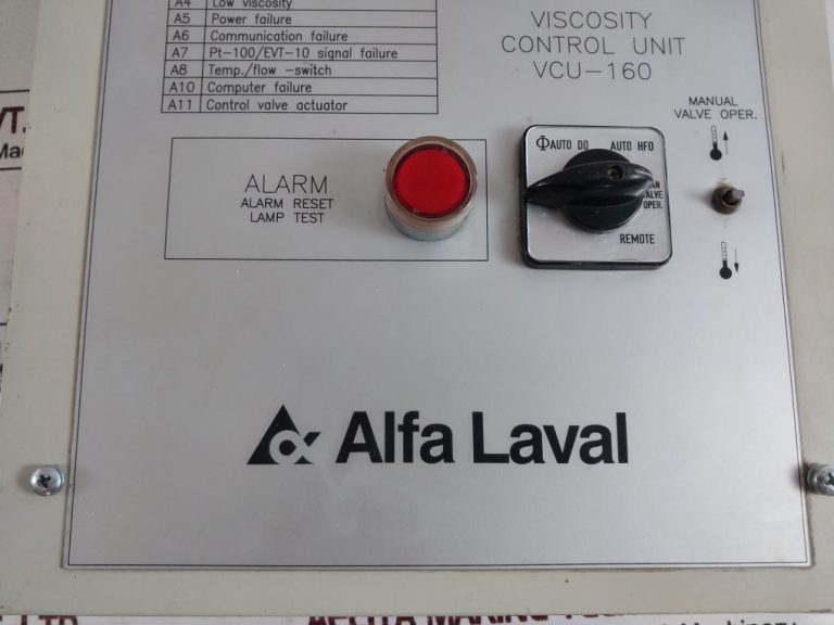Alfa Laval Viscochief Vcu-160 Viscosity Controller - Aeliya Marine