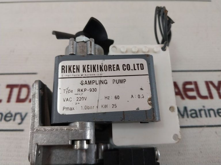 Riken Keiki Rkp-930 Sampling Pump - Aeliya Marine