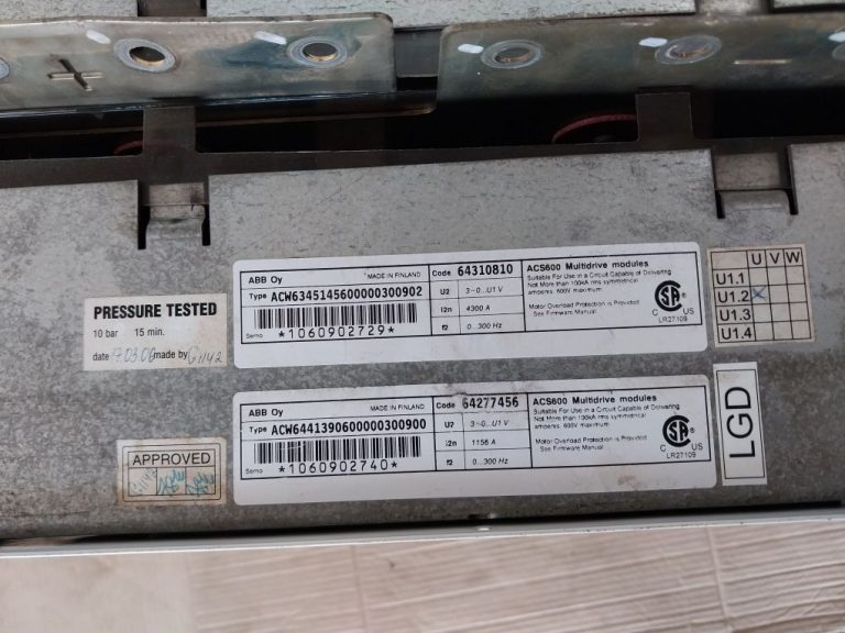 Abb Acs600 Acw6345145600000300902 Multidrive Module - Aeliya Marine