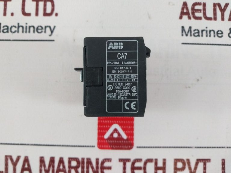 Abb Ca7-31e Auxiliary Contact Block 690v - Aeliya Marine