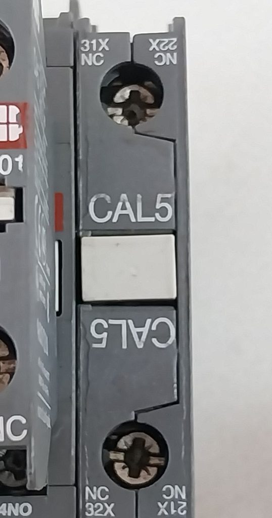 Abb Cal5-11 Auxiliary Contact Block Contactor With Ta 25 Du Overload ...