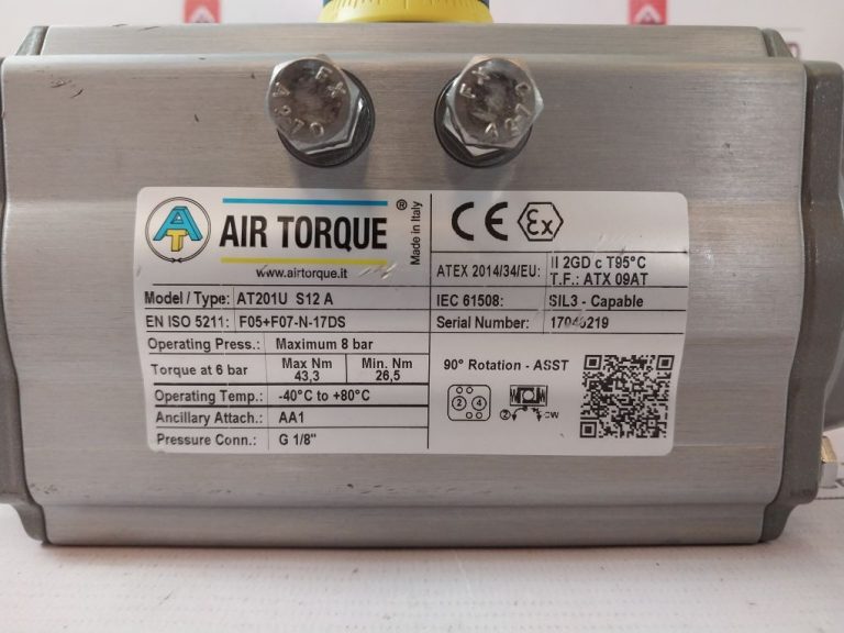 Air Torque AT201U S12A Pneumatic Actuator