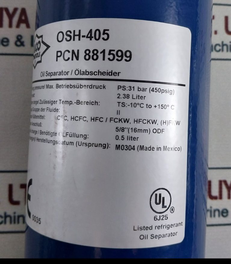 Alco Control Osh-405 Oil Separator - Aeliya Marine