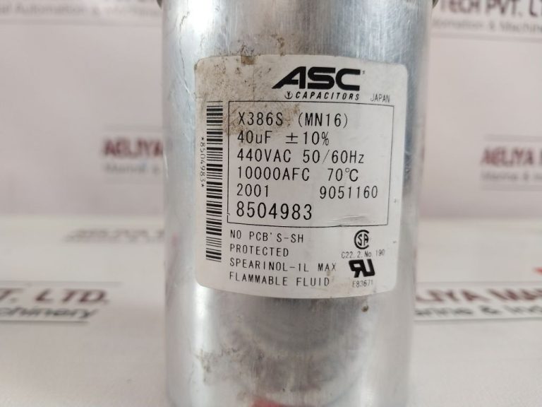 Asc Capacitors X386s (Mn16) Capacitor - Aeliya Marine