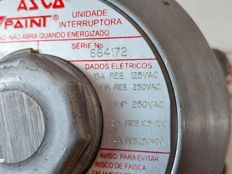 Asco Re20a42 Pressure Switch Unit - Aeliya Marine