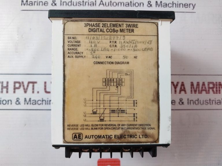 Automatic Electric Digital Cos Meter - Aeliya Marine