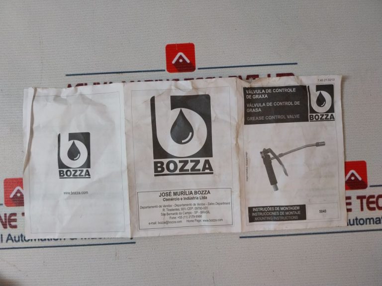 Bozza 5040 Grease Control Valve - Aeliya Marine
