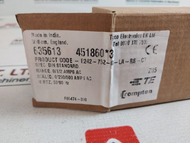 Crompton Tyco Electronic E242-752-g-la-rs-c7 Ammeter - Aeliya Marine
