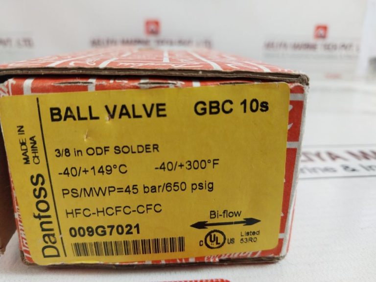 Danfoss Gbc 10s Shut-off Ball Valve - Aeliya Marine