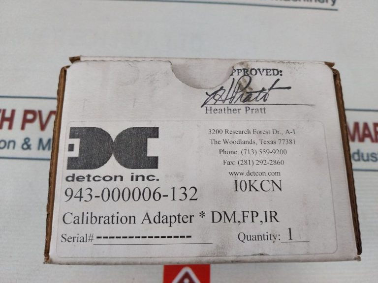 Detcon 943-000006-132 Calibration Adapter - Aeliya Marine