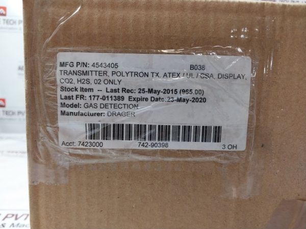 Drager Polytron 5100 Gas Detector - Aeliya Marine