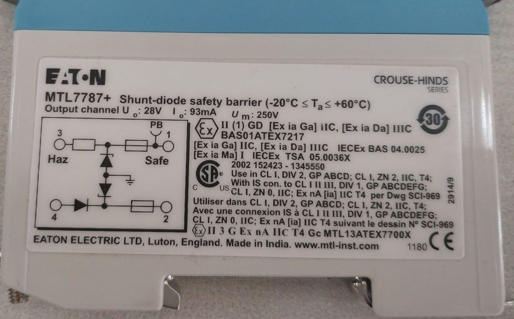Eaton Mtl7787+ Shunt-diode Safety Barrier 28v - Aeliya Marine
