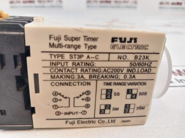 Fuji Electric St3p A-c Super Timer 0-50 Sec - Aeliya Marine
