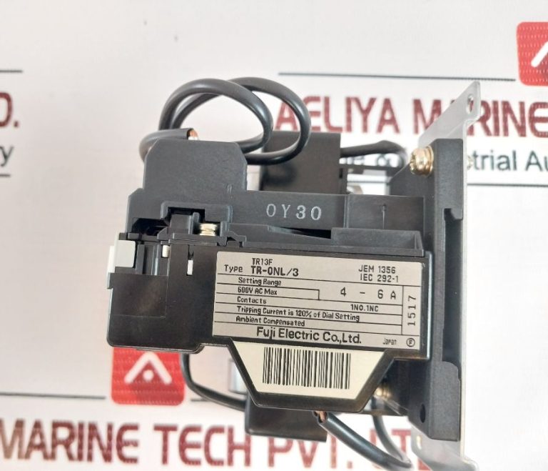 Fuji Electric Tr13f Thermal Overload Relay - Aeliya Marine