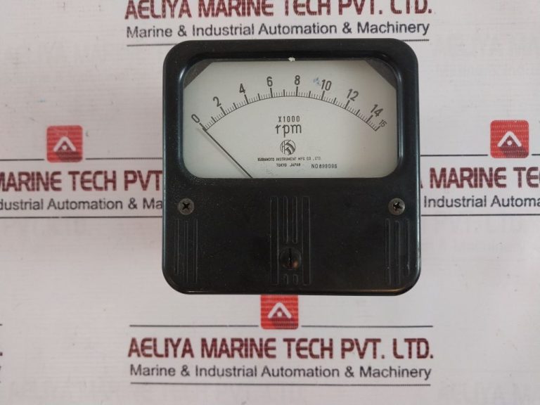 Kuramoto Instrument 0-15 X 1000 Rpm Meter - Aeliya Marine