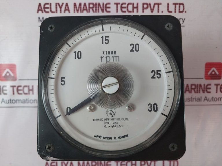 Kuramoto Instrument 0-30 X1000 Rpm Meter - Aeliya Marine