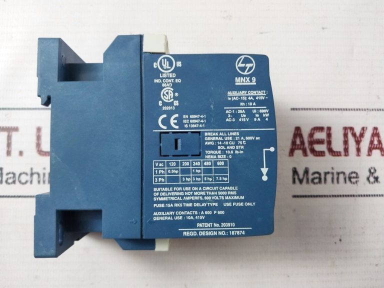 Larsen & Toubro Mnx 9 Power Contactor - Aeliya Marine