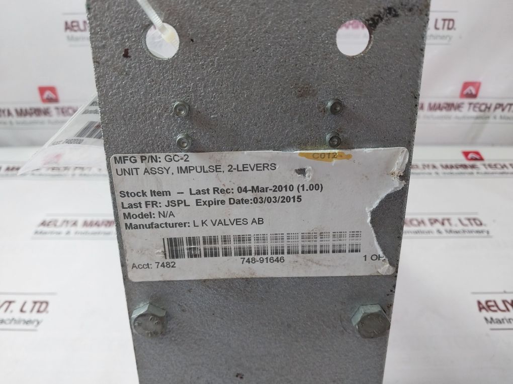 Lk Valves Gc-2 2-levers Impulse Unit Assy - Aeliya Marine