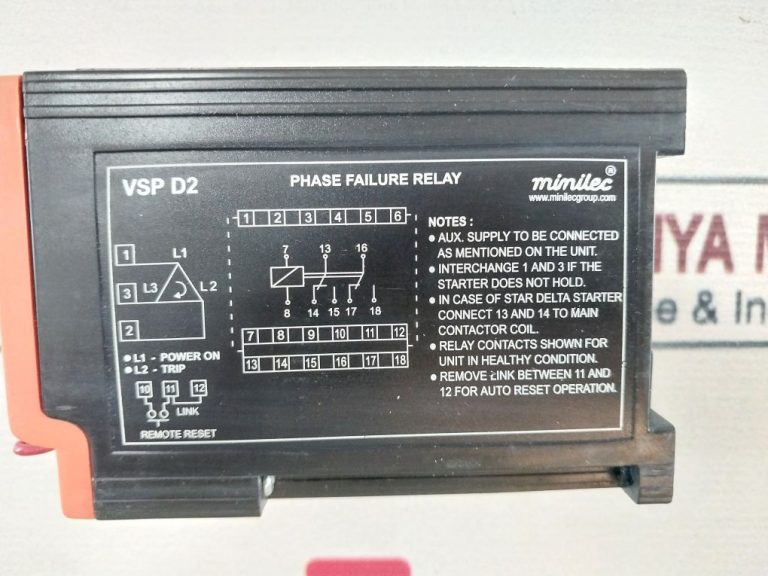 Minilec Vsp D2 Phase Failure Relay - Aeliya Marine