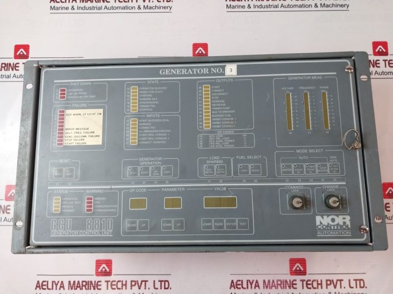 Nor Control Gcu 8810 Generator Control Unit - Aeliya Marine