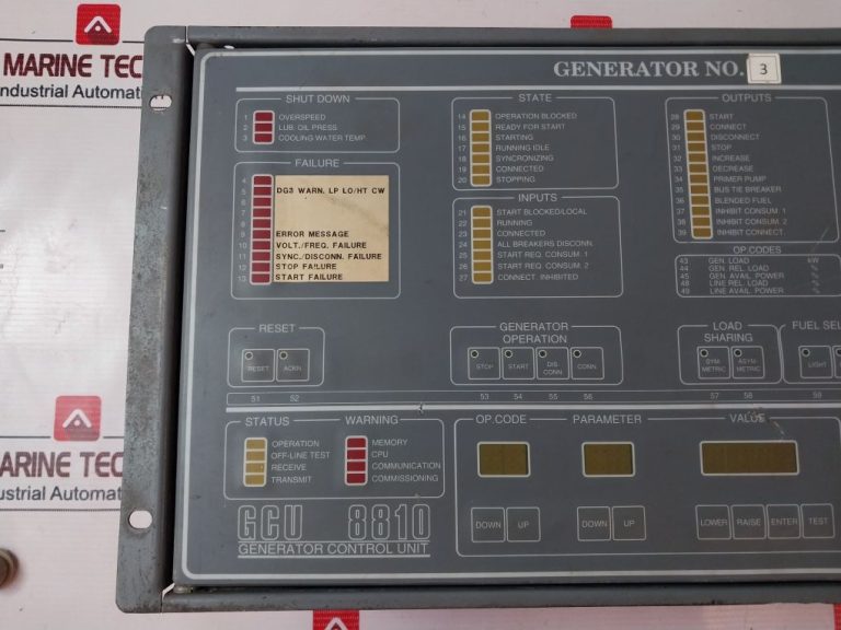 Nor Control Gcu 8810 Generator Control Unit - Aeliya Marine