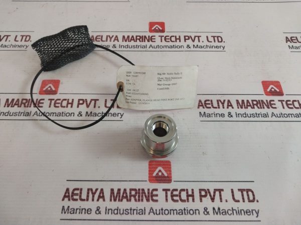 Oceaneering 100527-aa Flange Head Test Port Adapter - Aeliya Marine