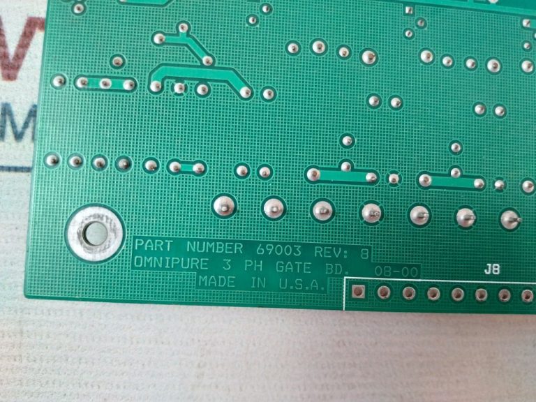 Omnipure 69003 Pcb Card 3 Ph Gate Bd. - Aeliya Marine