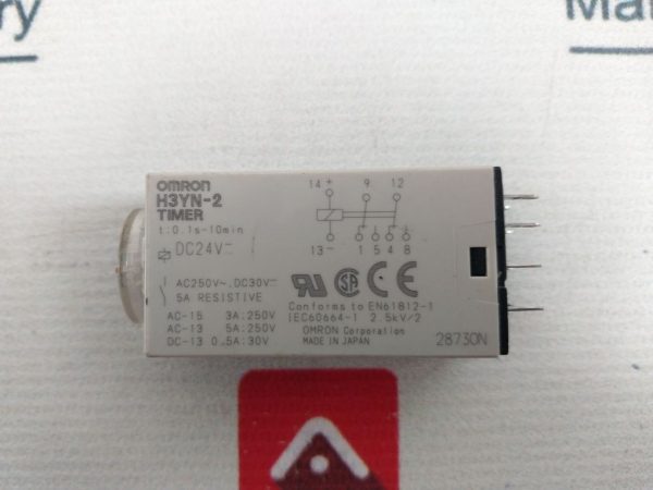 Omron H3yn-2 Timer 0 To 1.0 - Aeliya Marine