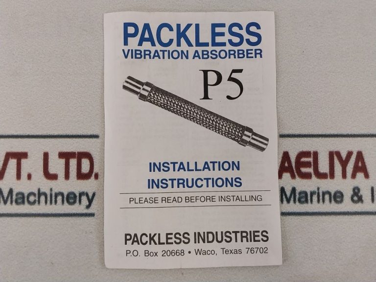 Packless P5 Vibration Absorber - Aeliya Marine