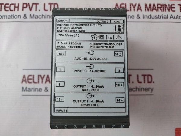 Rishabh Rish Ducer E15 Current Transducer - Aeliya Marine