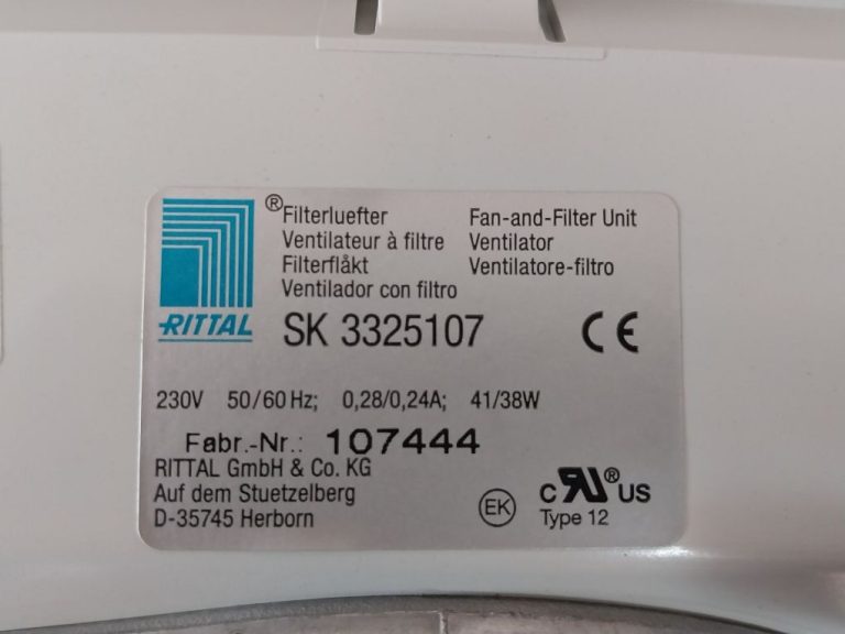 Rittal Sk 3325107 Fan-and-filter Unit - Aeliya Marine