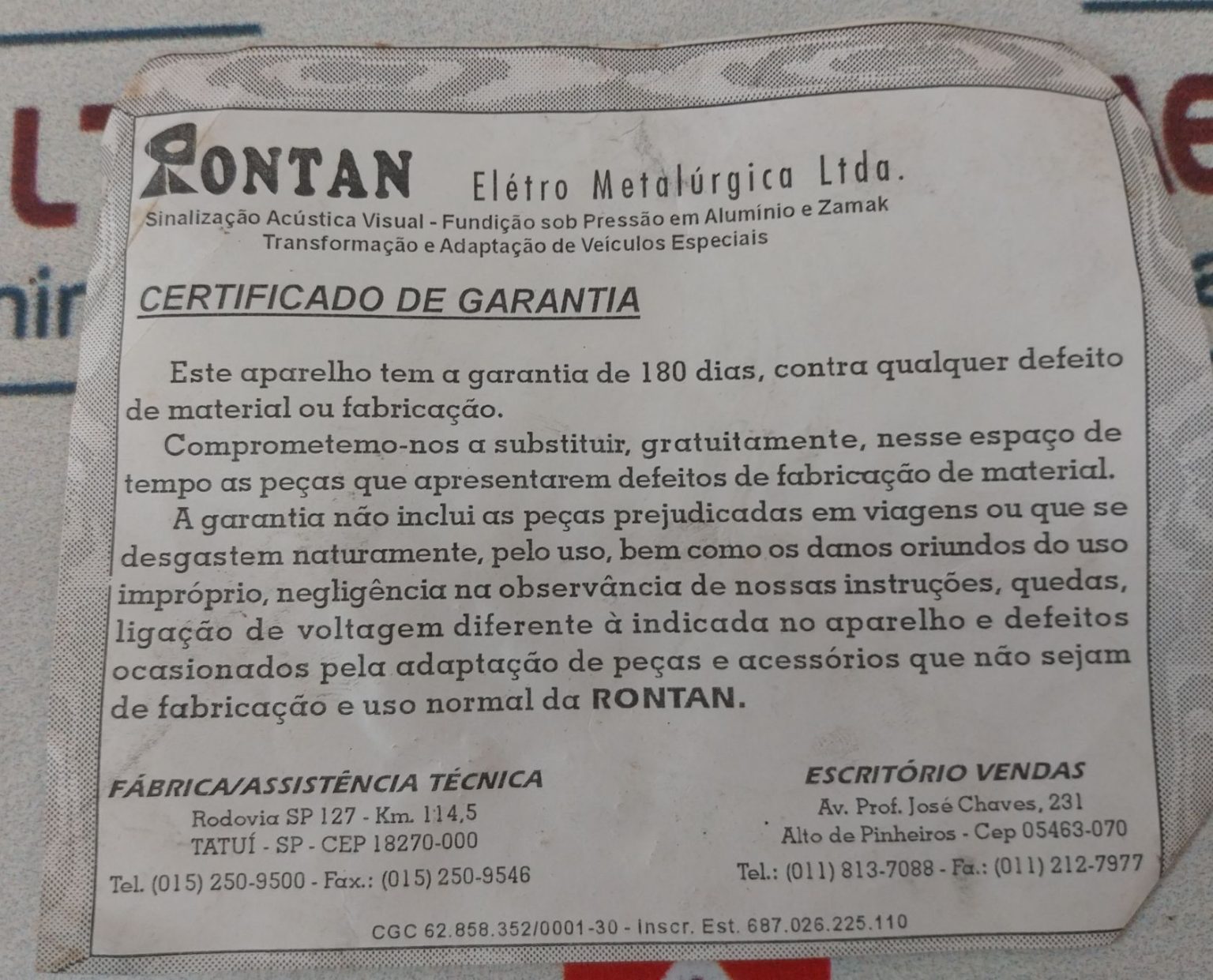 Rontan Rt16 Electromechanical Siren - Aeliya Marine