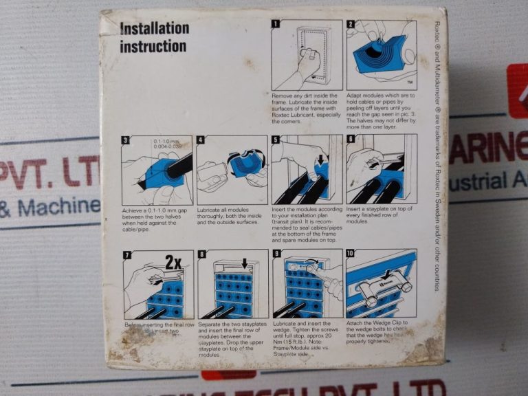 Roxtec Rm60 Rox Transit Block Module - Aeliya Marine