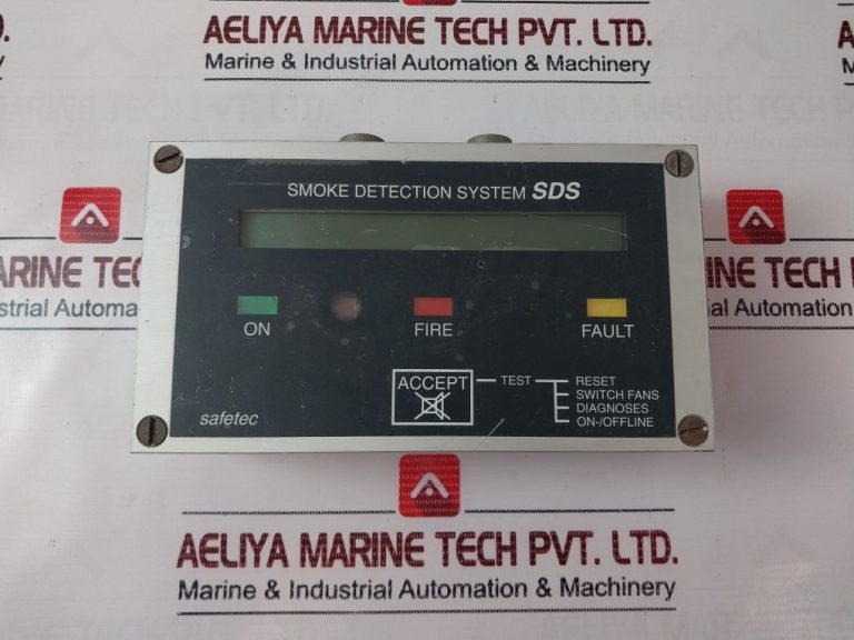 Safetec Sds-r/p Smoke Detection System Panel Circuit - Aeliya Marine