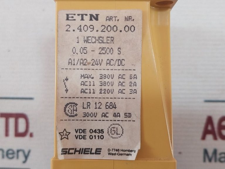 Schiele Etn 2.409.200.00 Timer Relay - Aeliya Marine