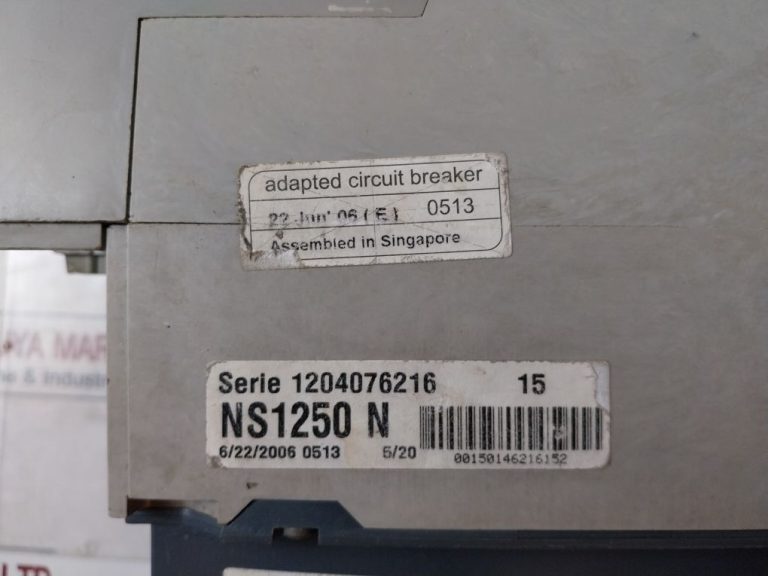 Merlin Gerin Schneider Electric Ns1250 N Compact Circuit Breaker ...