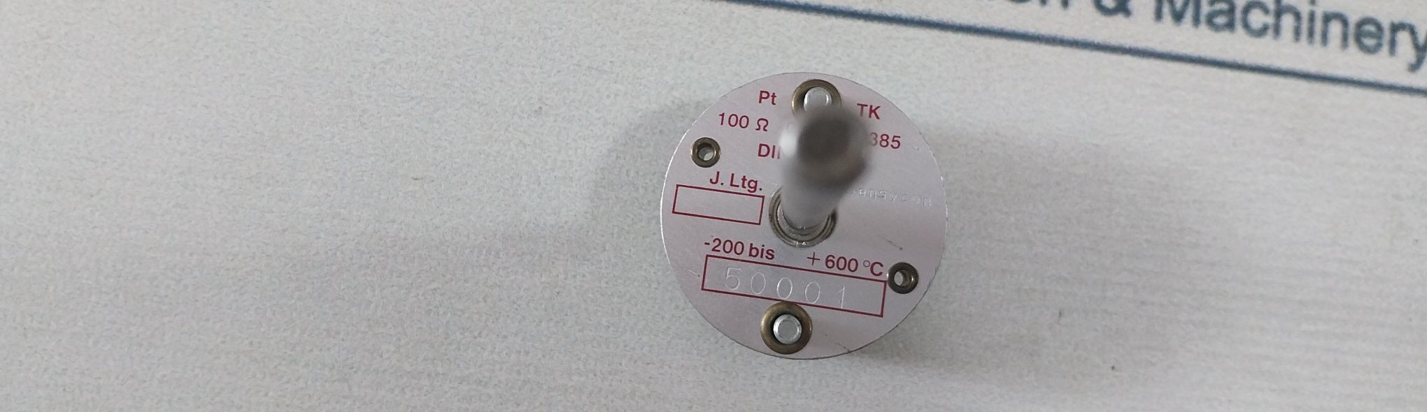 Sensycon DIN IEC 751 Temperature Sensor - Aeliya Marine