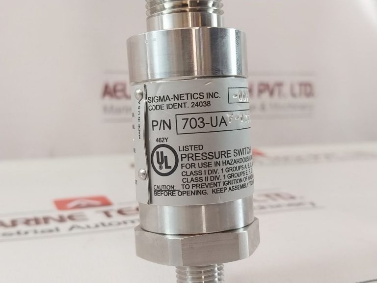 Sigma-netics 703-ua F-0750nz Pressure Switch - Aeliya Marine